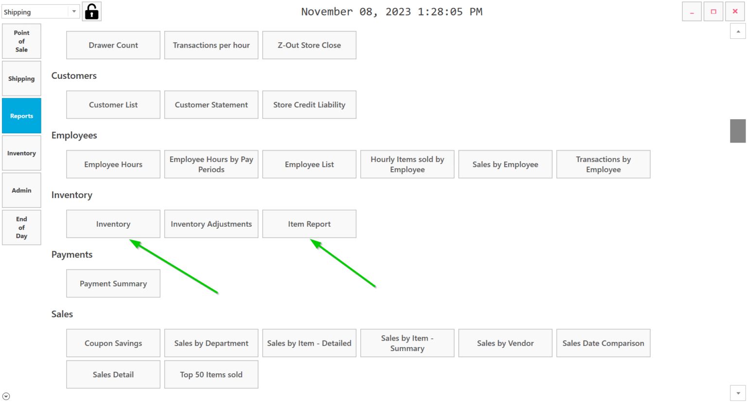 How to create Stock Inventory report – ROIPOS.com